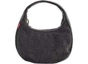 7626725917718 - Hobo LEVIS Damen Gr B H T 19cm x 155cm x 6cm schwarz (schwarz mid wash 5) Web Baumwolle unifarben Taschen mit Reißverschluss