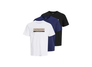 5715827728994 - Jack & Jones T-Shirt Inwood Kurzarmshirt im Dreierpack