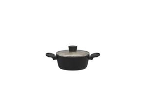 4047125460483 - Nora New Line Fleischtopf mit Glasdeckel & Softgriff - 20 cm