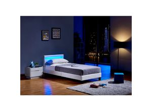 4058166164490 - HOME DELUXE LED Bett Astro inkl Matratze versch Größen und Farben - Weiss 4058166164490 - HOME DELUXE LED Bett Astro inkl Matratze versch Größen und Farben - Weiss