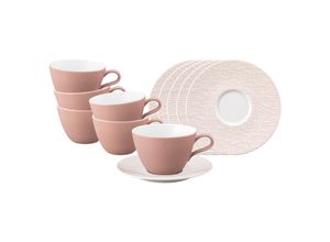 4262517045196 - Milchkaffeetassen mit Untertassen Life Fashion 370 ml 6er Set 4262517045196 - Milchkaffeetassen mit Untertassen Life Fashion 370 ml 6er Set