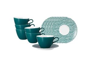 4262517045202 - Milchkaffeetassen mit Untertassen Life Fashion 370 ml 6er Set