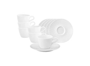 4262517045257 - Espressotassen mit Untertassen Life Fashion 90 ml 6er Set 4262517045257 - Espressotassen mit Untertassen Life Fashion 90 ml 6er Set