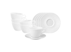 4262517045189 - Milchkaffeetassen mit Untertassen Life Fashion 370 ml 6er Set 4262517045189 - Milchkaffeetassen mit Untertassen Life Fashion 370 ml 6er Set