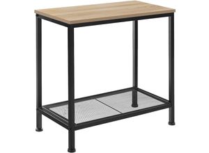 4061173205810 - tectake® Beistelltisch Industrial Style mit Ablage und Gitterablage 60 x 305 x 605 cm