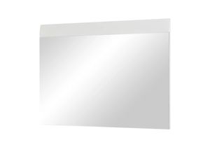 4005949352513 - Spiegel 87 x 63 cm Akzent - weiß - MDF - 87 cm - 63 cm - cm 30 - Möbel Kraft