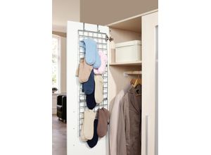4029845140401 - Hängeaufbewahrung RUCO Organizer für Accessoires silberfarben B31cm H110cm T05cm Kunststoff Aufbewahrungsboxen Kleideraufbewahrung für Schranktür oder Kleiderstange Made in Germany