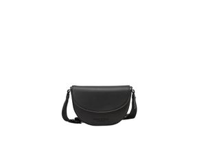 4059184153107 - Umhängetasche MARC OPOLO aus einer Lederalternative aus recyceltem Polyester Damen Gr B H T 18cm x 11cm x 5cm schwarz Polyester unifarben Taschen
