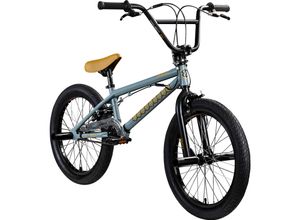 4250845957991 - Project 301 BMX 20 Zoll Bike Fahrrad 2 Pegs 360° Rotor Freestyle grau gelb