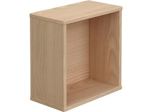 4250004684270 - Wandregal PAIDI Wandbox Q braun (scandinavian wood) B35cm H35cm T187cm Spanplatte Regale viele Farbvarianten