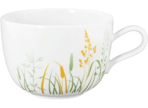4052212127378 - Tasse SELTMANN WEIDEN Liberty - Meadow Grasses green weiß grün curry B1030cm H740cm Ø1330cm Porzellan Trinkgefäße Milchkaffeeobertasse 038 l