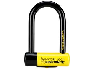 0720018002178 - U-Lock New York Mini 18mm mit Schlüssel maximale Sicherheit Gelb Schwarz