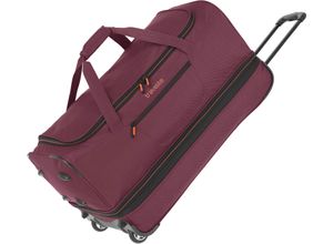 4027002084407 - Reisetasche TRAVELITE BASICS verschiedene Größen und Farben Gr B H T 70cm x 46cm x 37cm rot (bordeaux) Polyester Taschen Duffle Bag Reisegepäck Sporttasche Reisebag mit Trolleyfunktion