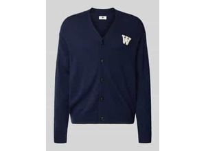 5715575938089 - Strickjacke aus Lammwolle mit V-Ausschnitt Modell Tay 5715575938089 - Strickjacke aus Lammwolle mit V-Ausschnitt Modell Tay