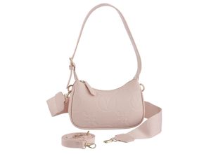 8054942651051 - Hobo VALENTINO BAGS SAMBA RE Damen Gr B H T 21cm x 12cm x 7cm rosa (cipria) Lederimitat Taschen Henkeltasche Schultertasche