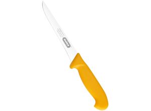 4032955800059 - Fleischmesser MULEX zum Zerteilen und Schneiden von rohem Fleisch Länge ca 15 cm gelb Molybden Stahl Kochmesser Klingen aus Molybdenstahl Inox Stainless (rostfrei) 4032955800059 - Fleischmesser MULEX zum Zerteilen und Schneiden von rohem Fleisch Länge ca 15 cm gelb Molybden Stahl Kochmesser Klingen aus Molybdenstahl Inox Stainless (rostfrei)