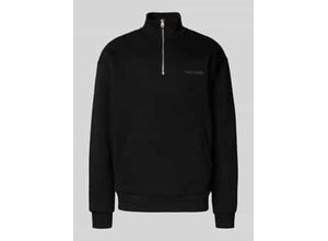 4068444323013 - Sweatshirt mit Stehkragen und Reißverschluss