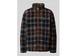 5020985919055 - Regular Fit Fleecejacke mit Stehkragen Modell TARTAN