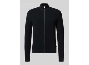 5715575514566 - Slim Fit Strickjacke mit Stehkragen Modell Alagoon