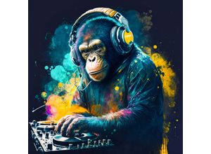 4050743091540 - Leinwandbild MONKEY DJ