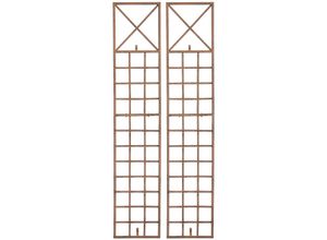 4255716326739 - 2er Set Rankgitter Trigo Zur Wandbefestigung I Rankhilfe Für Die Wand I Rankzaun Aus Lackiertem Metall
