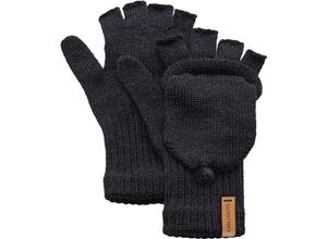 4251722645253 - Strickhandschuhe CHILLOUTS Laney Glove Damen schwarz Materialmix unifarben Handschuhe mit Merino-Wolle
