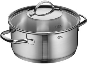 4004633234234 - Bratentopf SILIT Achat grau (edelstahl) B2150cm H1560cm L2910cm Ø2000cm Töpfe rostfrei Silitherm-Allherdboden induktionsgeeignet