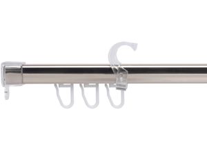 4016318020988 - U-Schiene U-STORELAU01GS Gardinenstangen Gr B L 195 cm x 130 cm 1 läufig grau (chromfarben) Gardinenschienen Gardinenstangen 4016318020988 - U-Schiene U-STORELAU01GS Gardinenstangen Gr B L 195 cm x 130 cm 1 läufig grau (chromfarben) Gardinenschienen Gardinenstangen