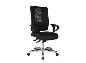 4014296789286 - Profi Bürostuhl HJH SITNESS WORK Stoff mit Armlehnen (höhenverstellbar) Topstar