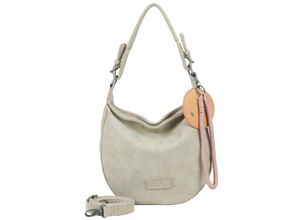 4059065271975 - Schultertasche FRITZI AUS PREUSSEN Fritzi Hobo Damen Gr B H T 10cm x 31cm x 33cm beige (sand) Polyurethan (PU) unifarben Taschen mit abnehmbaren Schultergurt