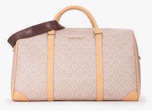 8054942604620 - Henkeltasche VALENTINO BAGS HAND DUFFER BAG LADY RE Damen Gr B H T 50cm x 28cm x 29cm beige (natur multicolor) Polyurethan Taschen Henkeltasche Reisetasche Umhängetasche