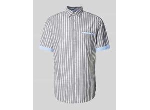 4067557943897 - Slim Fit Freizeithemd mit Streifenmuster