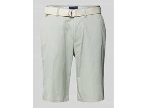 4067557908346 - Slim Fit Chino-Shorts mit Gürtel