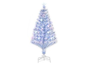 4251774921404 - Künstlicher Weihnachtsbaum mit LED Sternen bunt Ø60 x 120H cm Weihnachtsbaum künstlich Sterne LED Kunsttanne Christbaum
