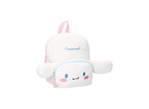 8712645325142 - Cinnamoroll Rucksack Fluffy Festival – Weißer Plüschrucksack für Kinde