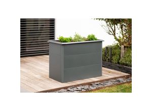 4260280777252 - Hochbeet Primus M aus Metall anthrazit (Größe 100x75x77cm)
