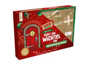 4007742184421 - Peschke Wolfgang Herzlich Willkommen kleiner Wichtel - Adventskalender Mit Wichteltür Bastelmaterial und Anleitungsbuch