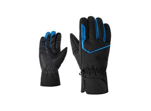 4063833961203 - Skihandschuhe ZIENER ZI-1784 AS Herren Gr L schwarz (schwarzpersian blau) Kunstfaser Handschuhe