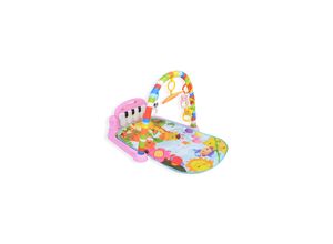 3800146266349 - Spielbogen Fitness Girl 696-R22 Krabbeldecke Klaviertasten Hängespielzeuge rosa
