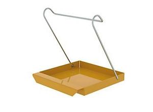 4031405192706 - Munk Ablageschale Aluminium flexibel einhängbar für Holz-Sprossen- und Stufen-Stehleitern bis 10 kg  rapsgelb RAL 1021