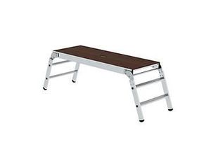 4031405304086 - Munk Arbeitsplattform Aluminium B 170 x T 60 mm Schnellverschlüsse 80 mm Stufen bis 300 kg rutschfest