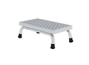 4031405510302 - Munk Arbeitspodest Aluminium verschweißte Rohrkonstruktion Stufen R 13 Trittfläche 550 x 300 mm max 150 kg 1 Stufe