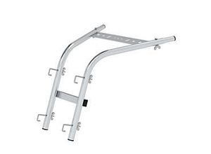 4031405191006 - Munk Wandabstandshalter für Sprossenleitern mit Werkzeugablage 30-mm-Schritt verstellbar silber