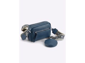 4260446539199 - Handtasche HEINE Damen Gr B H T 19cm x 14cm x 8cm blau (marine) Microfaser Textil Viskosemischung unifarben Taschen