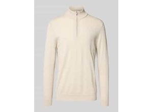 8716172382630 - Pullover aus Merinowolle mit Troyer-Kragen 8716172382630 - Pullover aus Merinowolle mit Troyer-Kragen