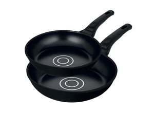 4006925286426 - ELO Pfannen - Set LAFER Pfannen aus Aluminium mit Edelstahlbodenplatte und Antihaftveredelung Pfanne für Ceran- Gas- Elektro- Induktionsherde