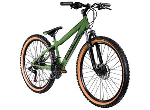 4250845958226 - G600 Dirtbike Fahrrad 26 Zoll für Jugendliche und Erwachsene 145 - 165 cm khaki