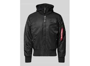 4260050324051 - Alpha Industries MA-1 D-Tec Bomberjacke schwarz in XL