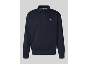 4066718550943 - Sweatshirt mit Polokragen