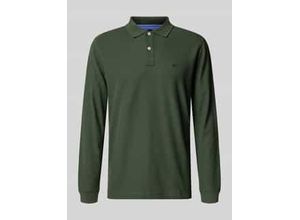 4068544374465 - Regular Fit Poloshirt mit Logo-Stitching